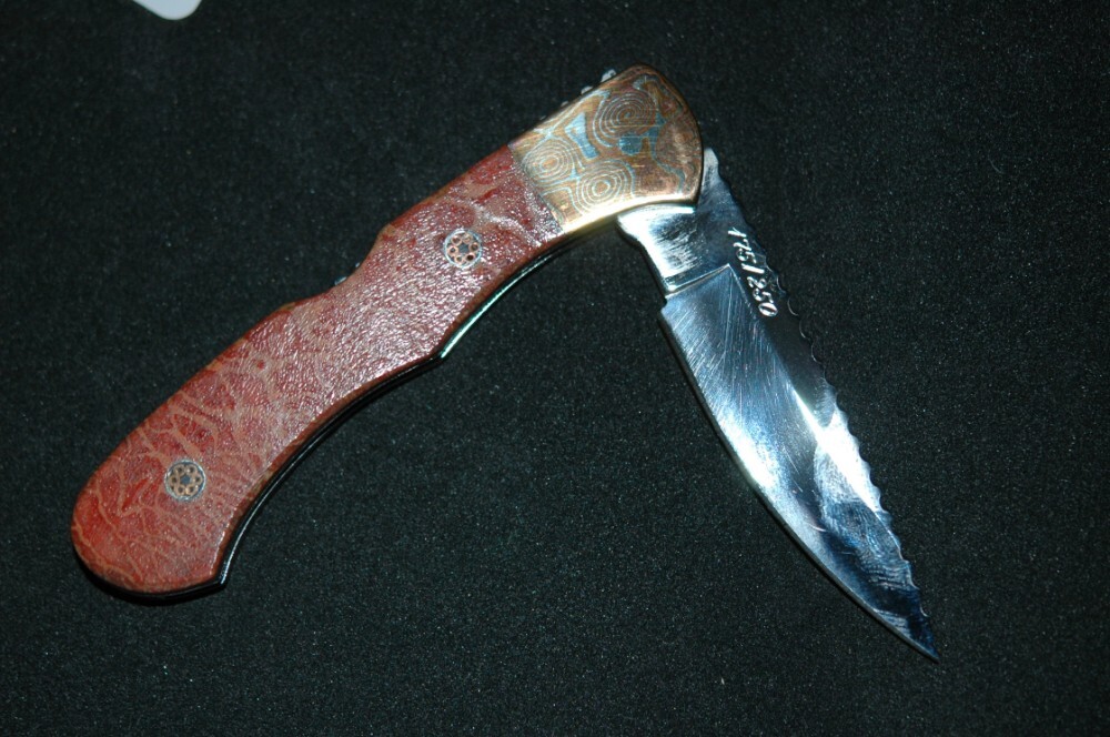 Limited Edition Model 532 Apple Corral Buck Folder NIB with Paperwork ...