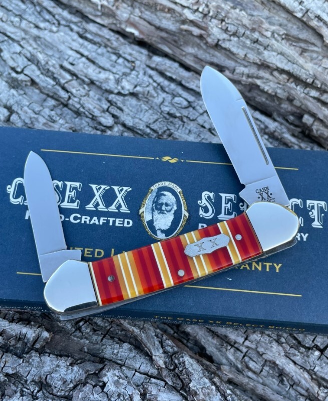 CASE SELECT ** 2001 CANDY STRIPE SYNTHETIC CANOE