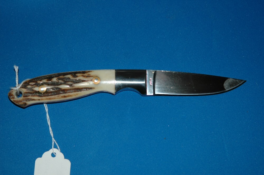 Moki Stag Fixed Blade Knife with Sheath