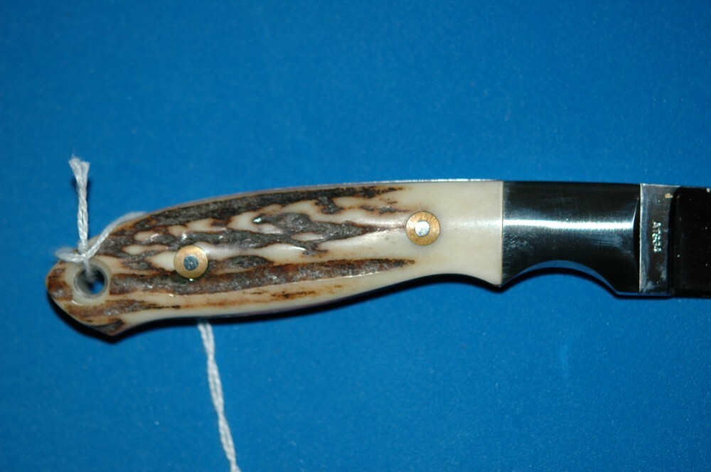 Moki Stag Fixed Blade Knife with Sheath