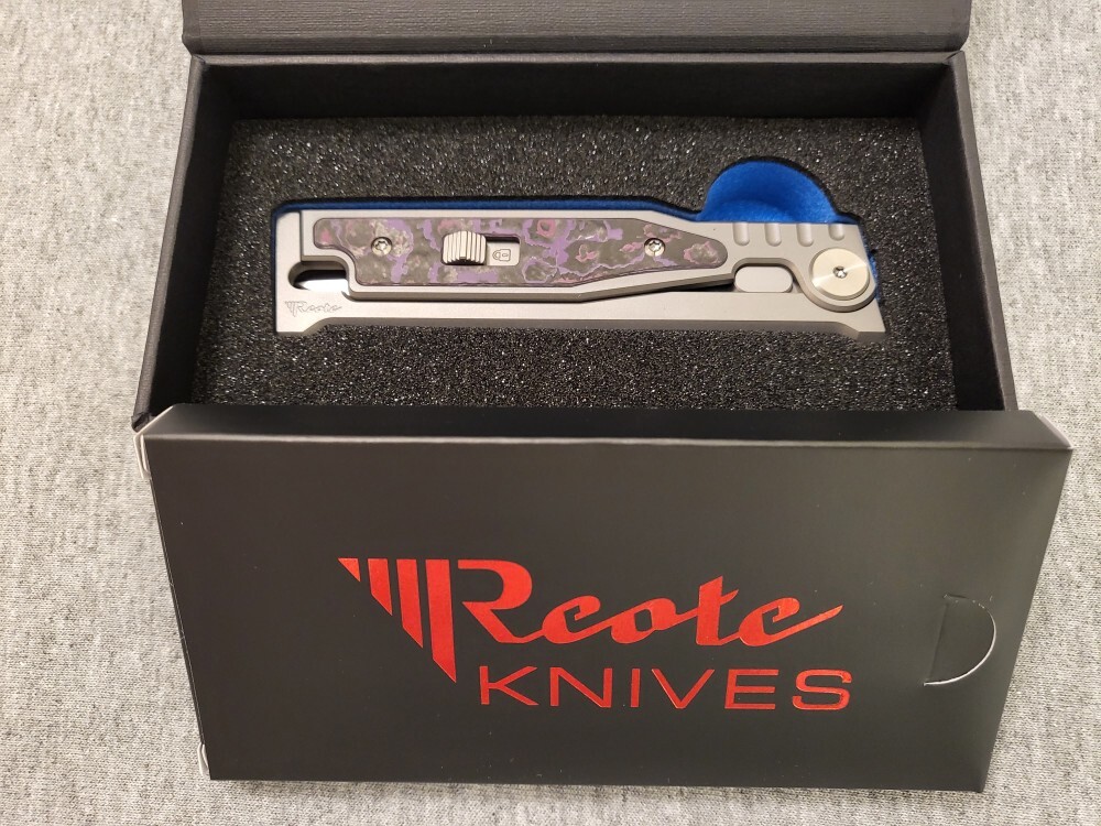 *NIB* REATE EXO-M GRAVITY OTF KNIFE w/FAT CARBON TITANIUM HANDLE