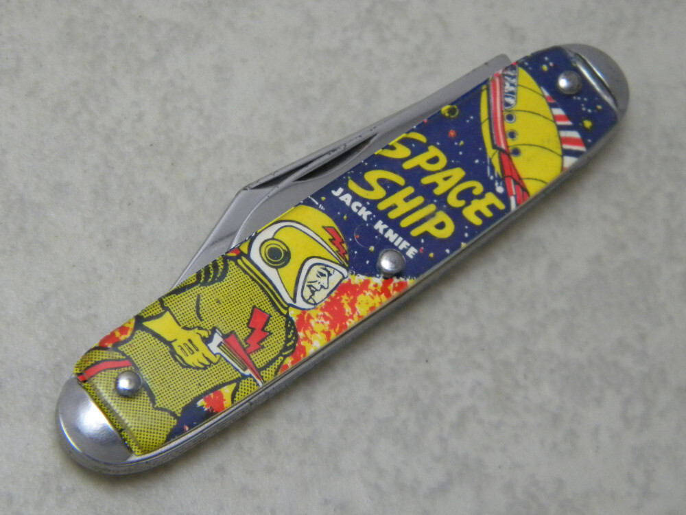 Novelty Space Ship Morse Code Jack Knife