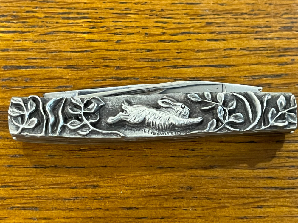 Case XX 1981 Limited Ed Shaw-Leibowitz Pewter Rabbit 2-Blade Folding ...