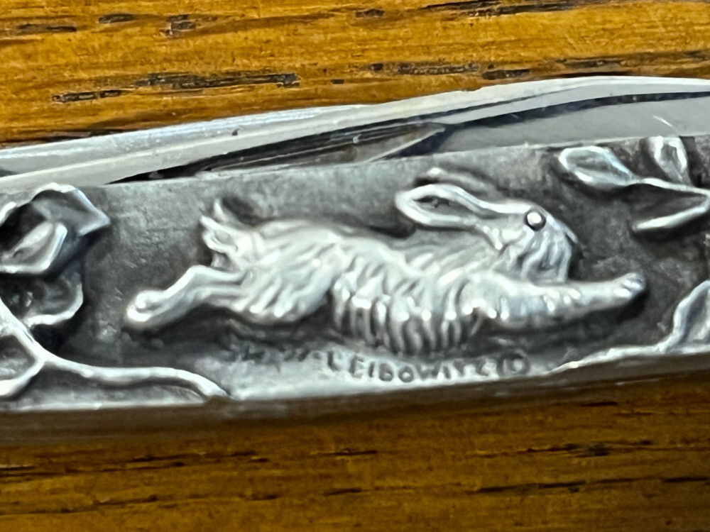 Case XX 1981 Limited Ed Shaw-Leibowitz Pewter Rabbit 2-Blade Folding ...