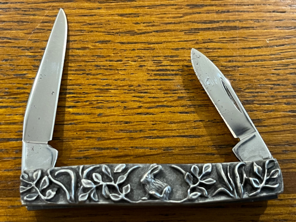 Case XX 1981 Limited Ed Shaw-Leibowitz Pewter Rabbit 2-Blade Folding ...