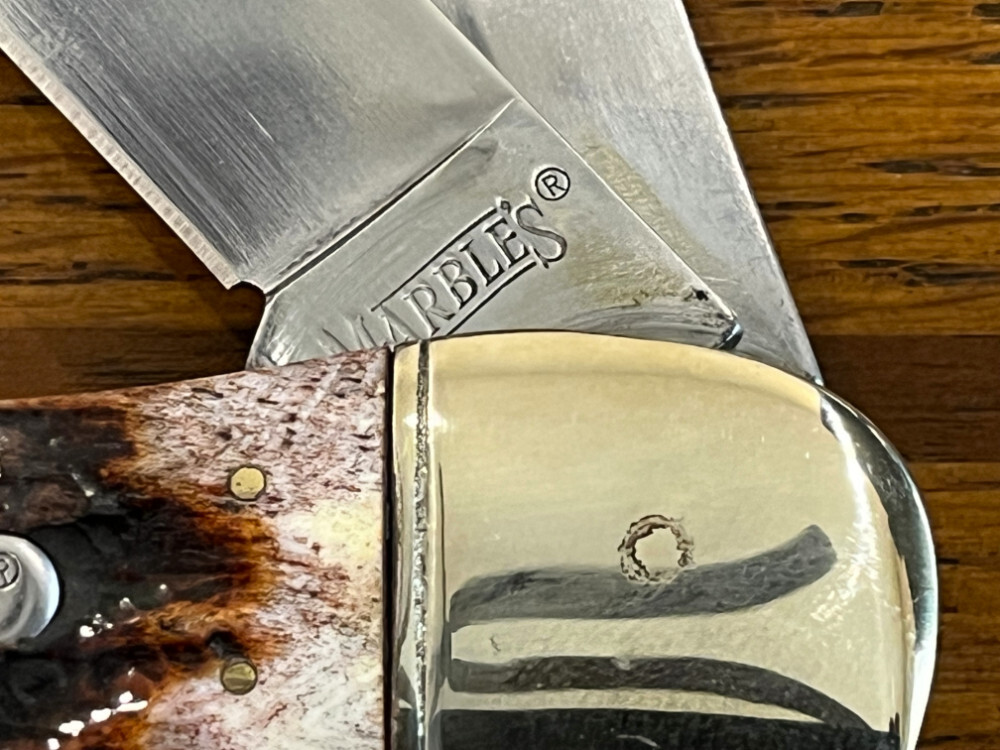 Marbles 5 1/4" 2-Blade Clasp Knife w/Stag Scales