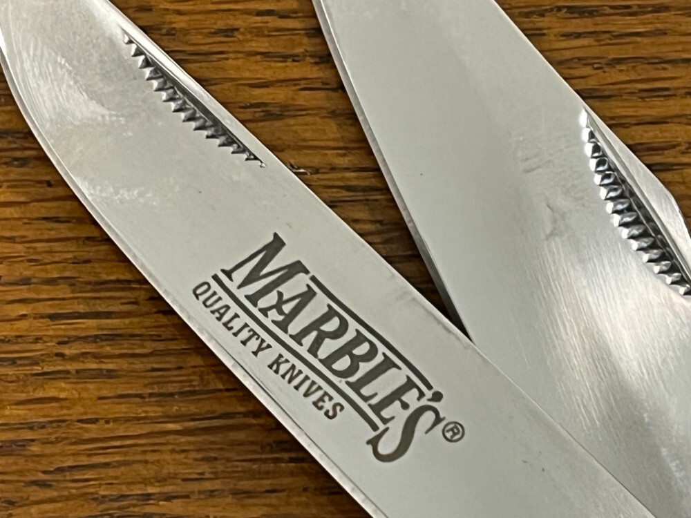 Marbles 5 1/4" 2-Blade Clasp Knife w/Stag Scales