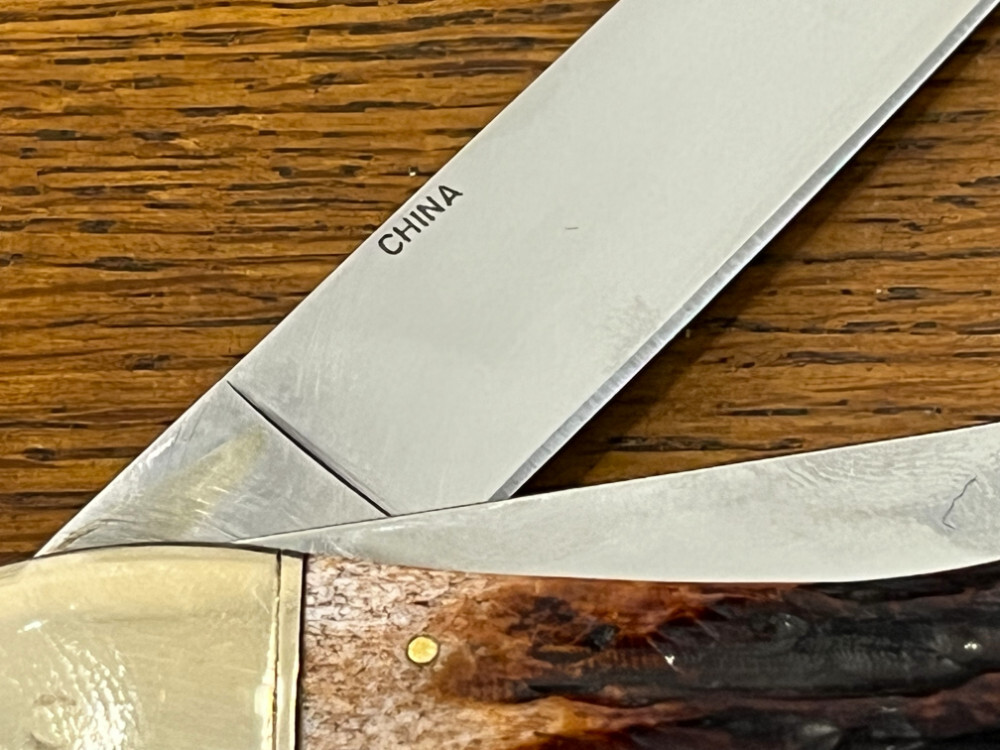 Marbles 5 1/4" 2-Blade Clasp Knife w/Stag Scales