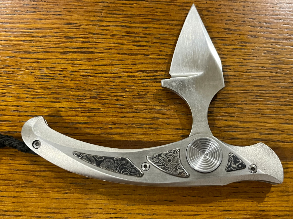 Citizen Stainless Steel Push Dagger Folding Knife