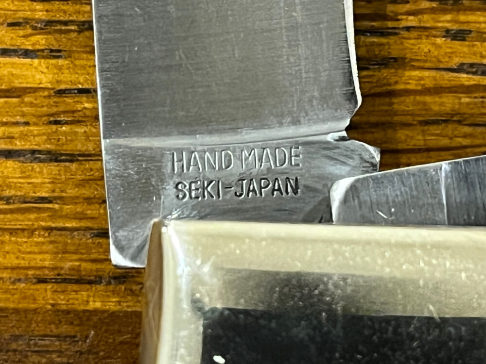 Parker 2-Blade Trapper w/Jigged Stag Scales Japan