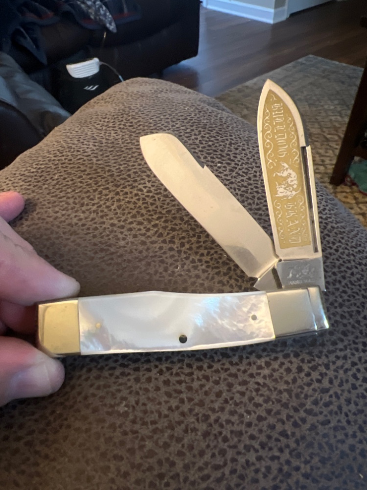 Bulldog Brand Solingen Germany Mother Of Pearl Handle Knife Limited ...