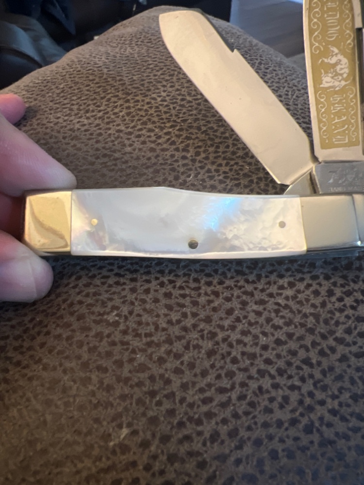 Bulldog Brand Solingen Germany Mother Of Pearl Handle Knife Limited ...