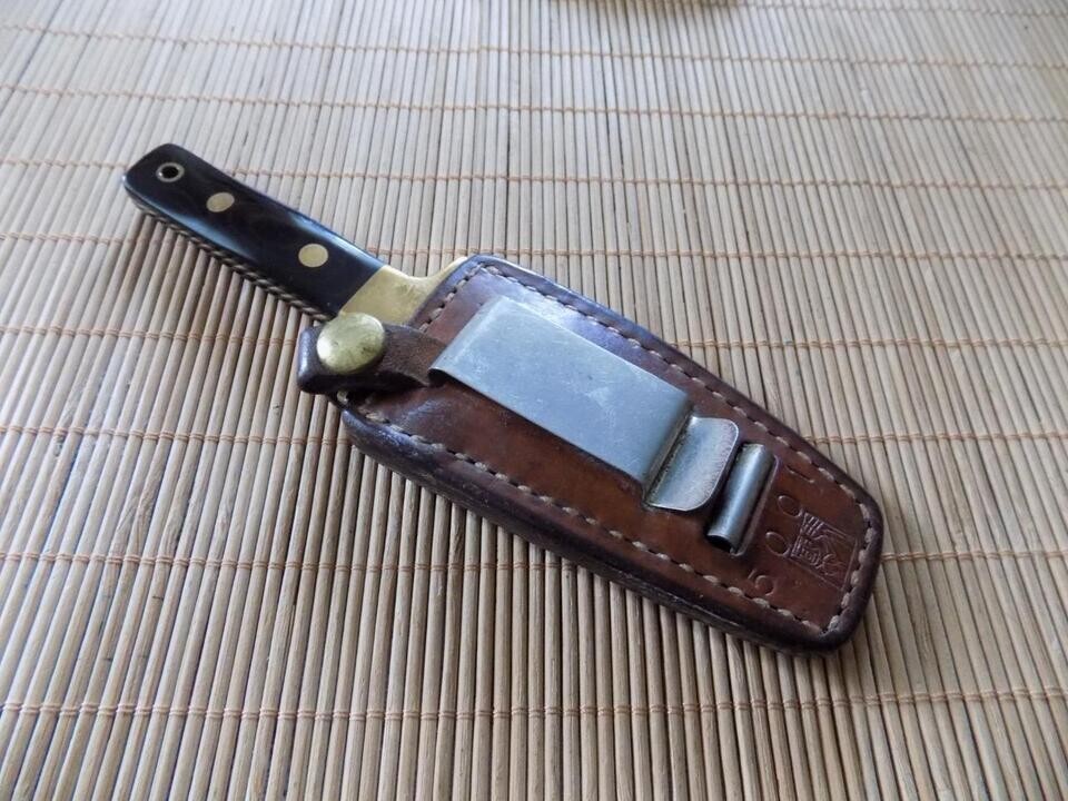 Vintage AL-MAR Fang 1 Boot Knife & Sheath
