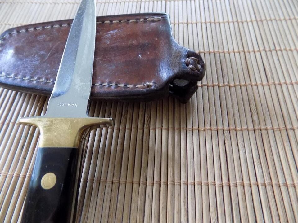 Vintage AL-MAR Fang 1 Boot Knife & Sheath