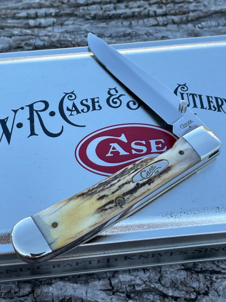 CASE XX ** 2009 STAG TRAPPERLOCK IN TIN