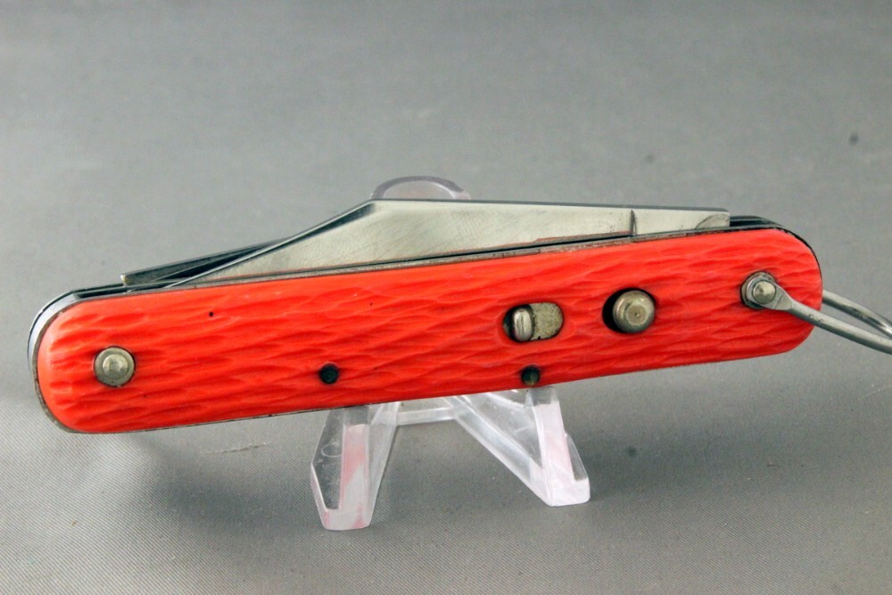 SCHRADE WALDEN Korea/Viet Nam Era Paratroopers Knife with Clip & Shroud ...