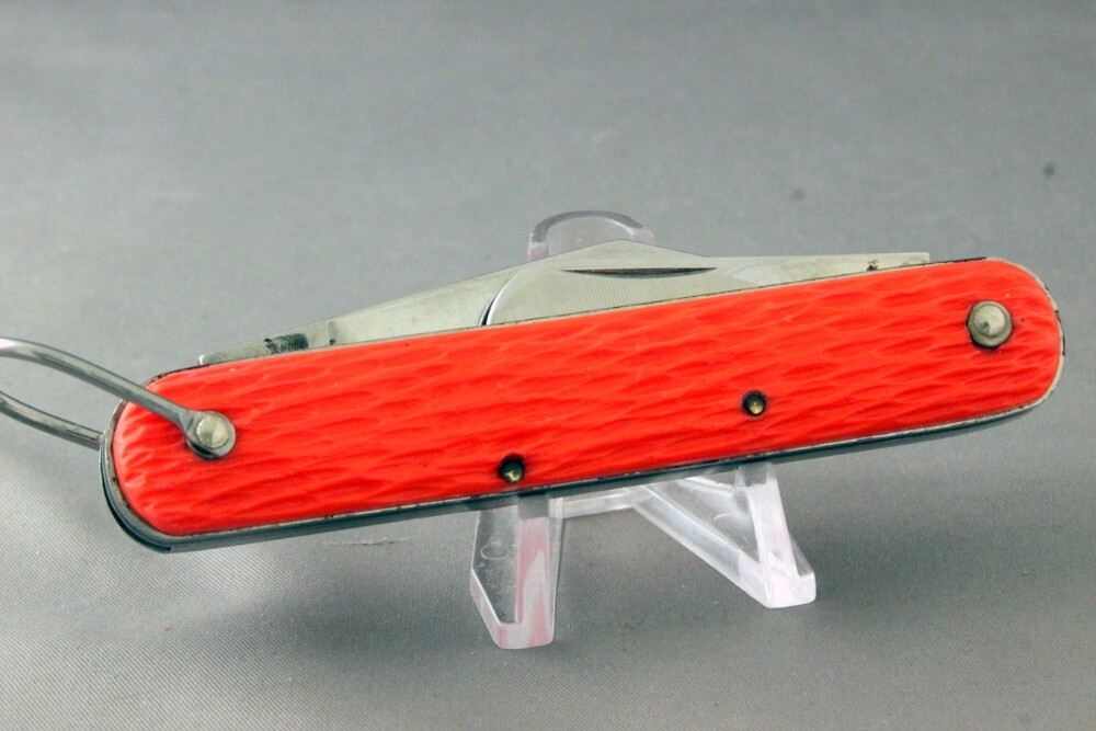 SCHRADE WALDEN Korea/Viet Nam Era Paratroopers Knife with Clip & Shroud ...