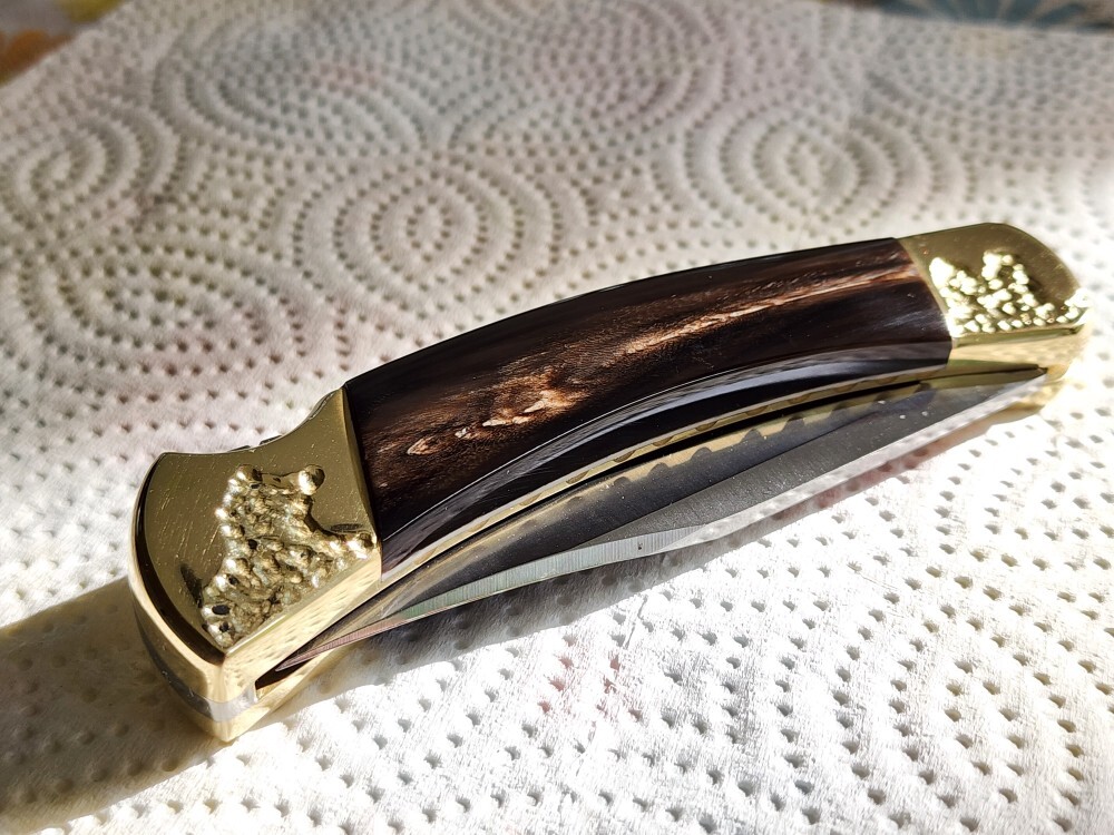 Buck 110 custom +Buffalo scales