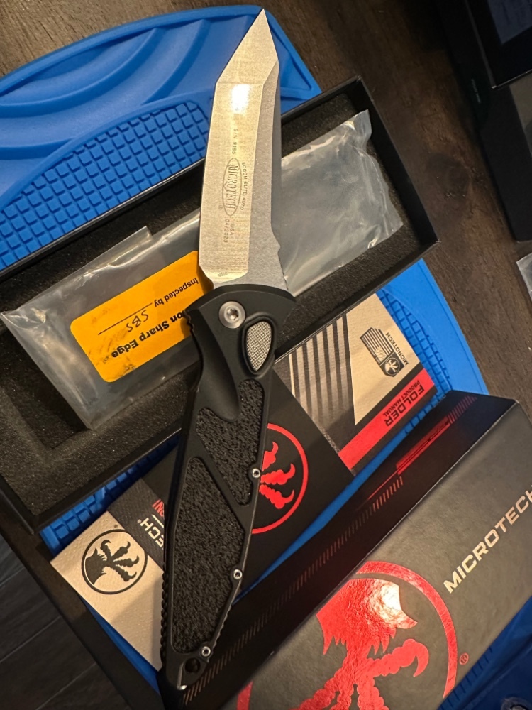 Microtech socom elite auto T/E new in box 161a-10