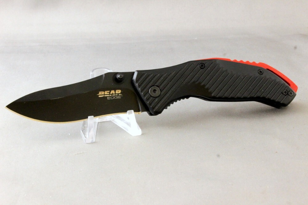 BEAR EDGE 61103 ASSISTED OPENING TACTICAL, Aluminum Handles, Mint Knife ...