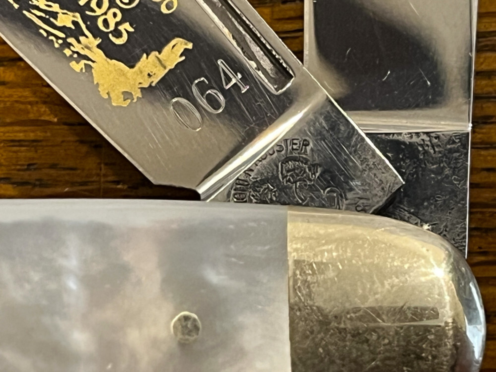 Fight'n Rooster Ltd Ed 1985 "Gem Capital Knife Club" Cigar w/Inset Gem ...