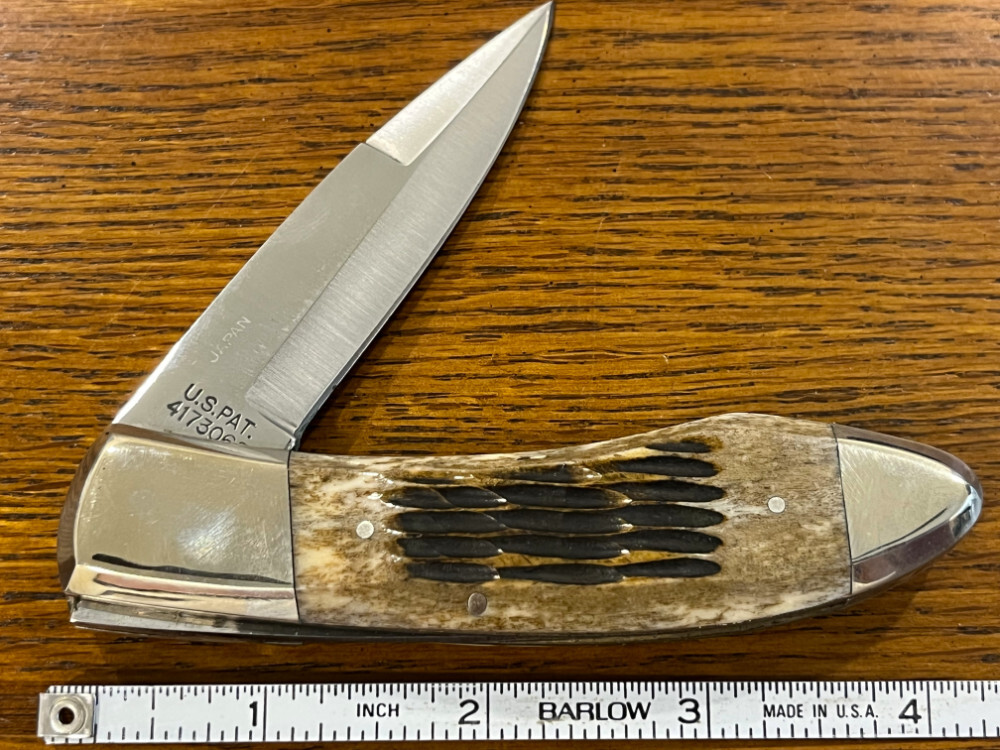 Frost Cutlery SL-1/PB Tomahawk Spearpoint Cargill Side-Lock Knife w ...