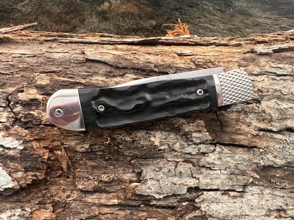 COBRATEC BLACK JIG BONE TRAPPER HIDDEN RELEASE D2 STEEL