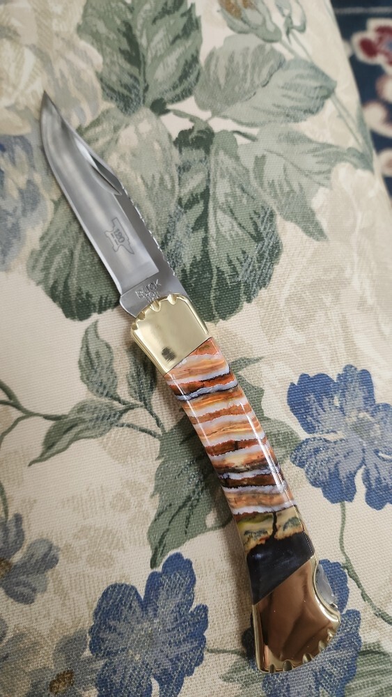 Custom Buck 110 with Mammoth scales!!