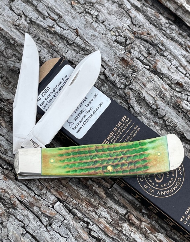 CASE XX ** SFO 2022 LIZARD SKIN JIG BONE PANAMA TRAPPER