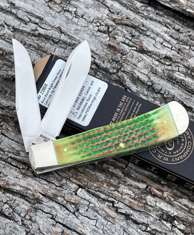 CASE XX ** SFO 2022 LIZARD SKIN JIG BONE PANAMA TRAPPER