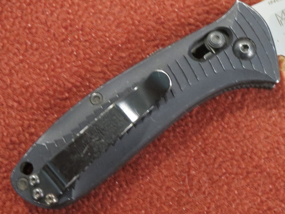 Benchmade 5500 AUTO Mini Presidio 2.97" Satin 50/50 Blade, 154 CM Mel ...