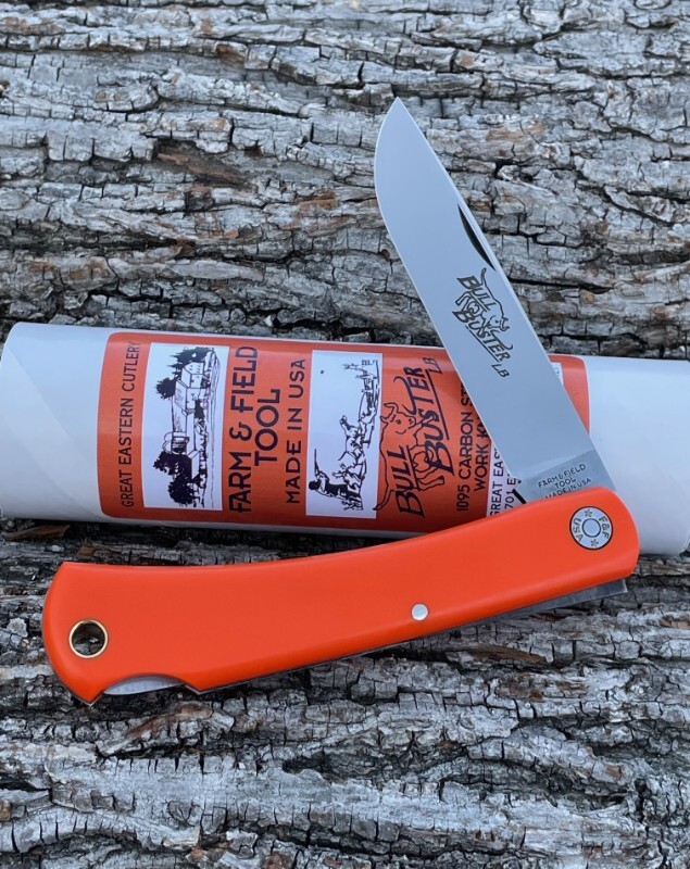 GEC ** 215124LB FARM & FIELD ORANGE DELRIN LOCKBACK BULL BUSTER