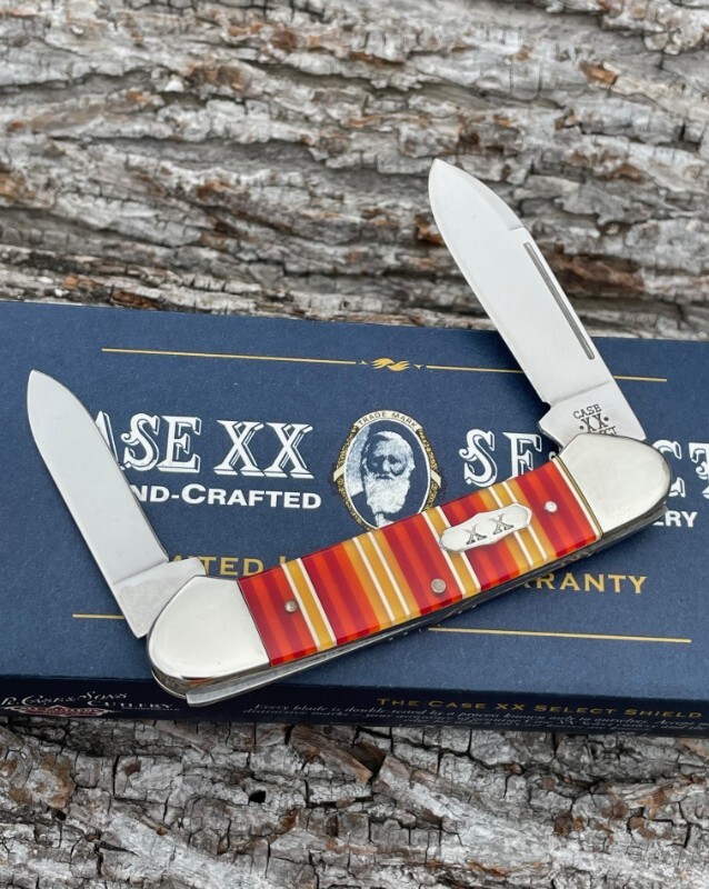 CASE SELECT ** 2001 CANDY STRIPE SYNTHETIC CANOE