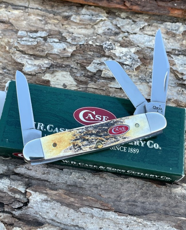 CASE XX ** 2007 RED SHIELD STAG 090 STOCKMAN