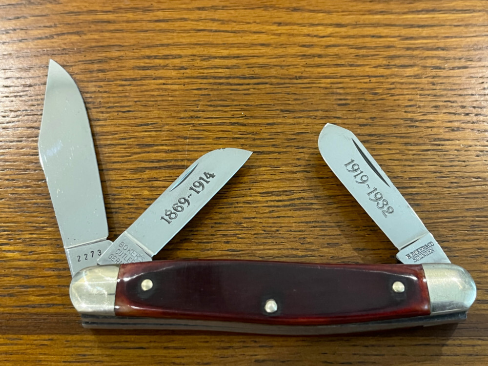 Boker Tree Brand 1981 "The Collector" Limited Edition Stockman Knife SN ...