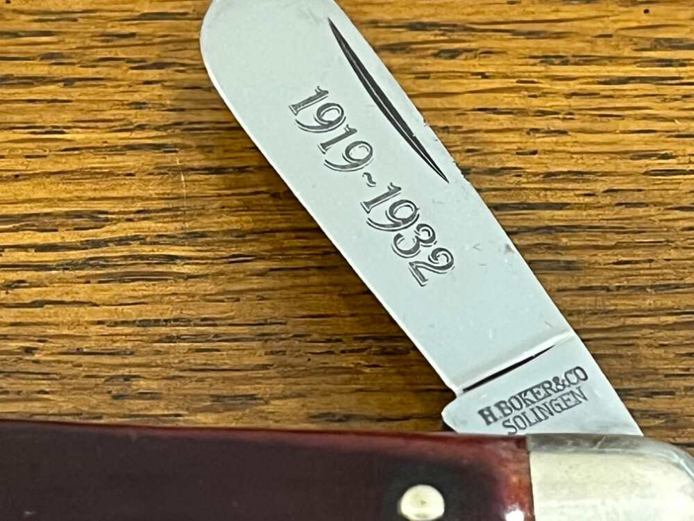 Boker Tree Brand 1981 "The Collector" Limited Edition Stockman Knife SN ...