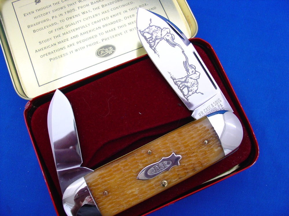 Case XX Classic Sunfish/Toenail Genuine Light Tan Rogers Bone Knife ...