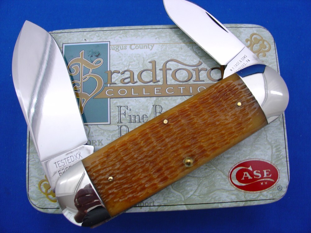 Case XX Classic Sunfish/Toenail Genuine Light Tan Rogers Bone Knife ...