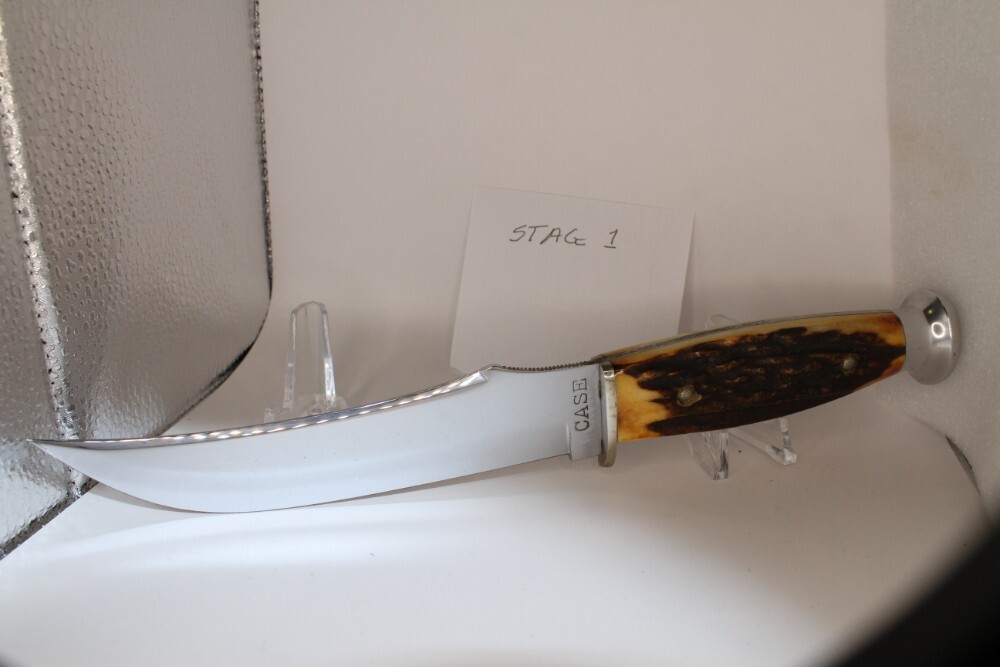 CASE STAG HUNTING KNIVES - SELLING AS SET OF ALL 4
