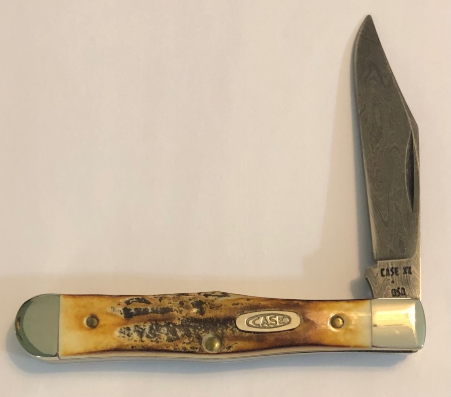 New in box Case Stag Damascus Small Coke Bottle
