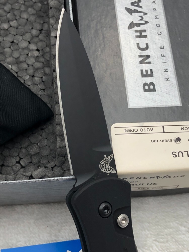 Benchmade 3551 BK Stimulus Push Button Automatic Knife With Integrated ...