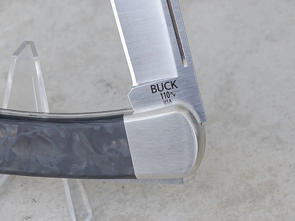 Buck 110 Folding Hunter 02/2024 BOTM Marbled Carbon Fiber Handle S30V ...