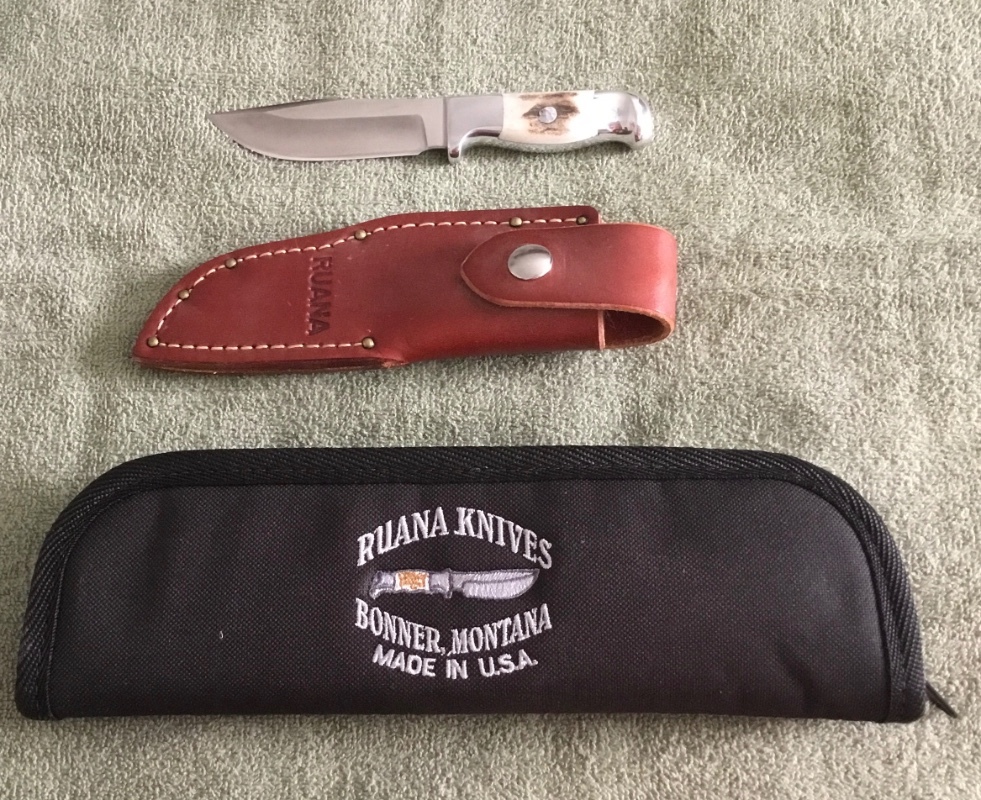 Custom Ruana Knife Works Bonner, MT Smokejumper Knife Model 10-B New
