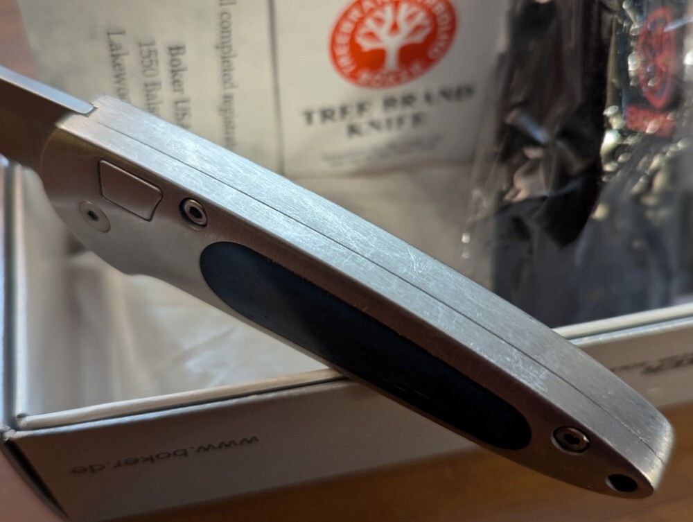 1990'S BOKER TOP LOCK II CONVERSION AUTOMATIC IN BLUE BONE MADE IN GERMANY