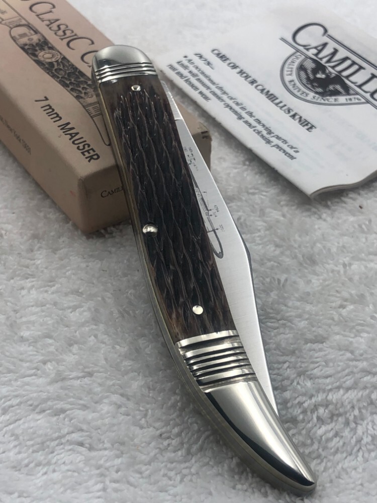 Vintage Camillus Classic Cartridge Knife CCC-3 1993 7mm Mauser ...