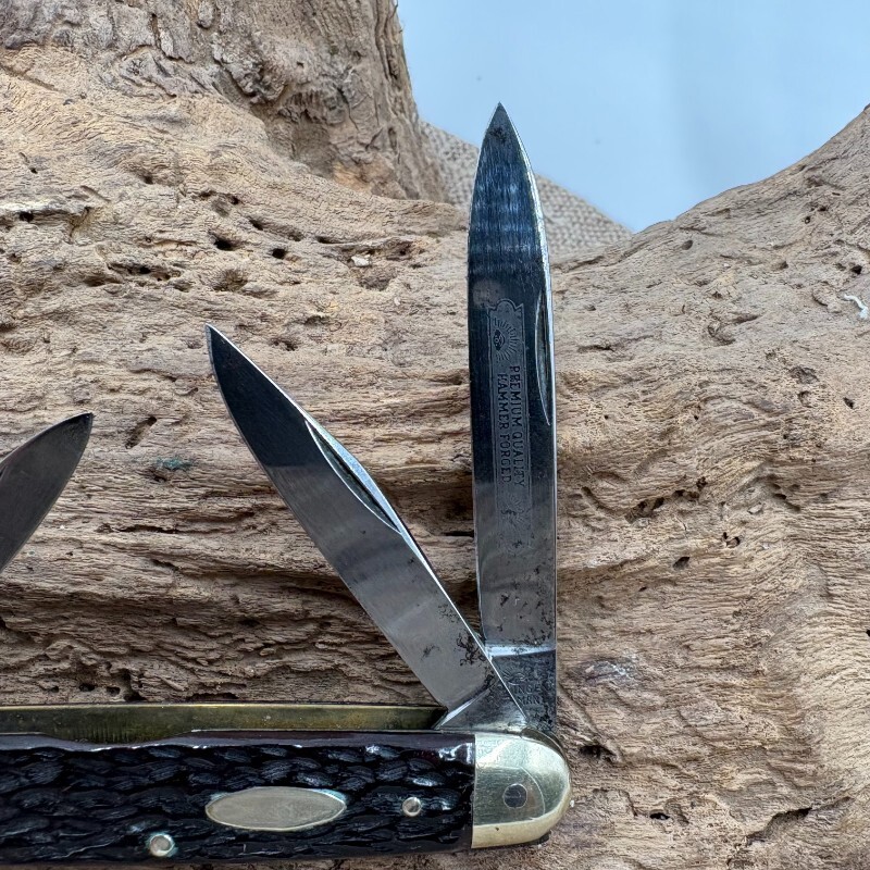 VINTAGE CARL SCHLIEPER GERMAN EYE BRAND SOLINGEN GERMANY 4 BLADE RARE ...