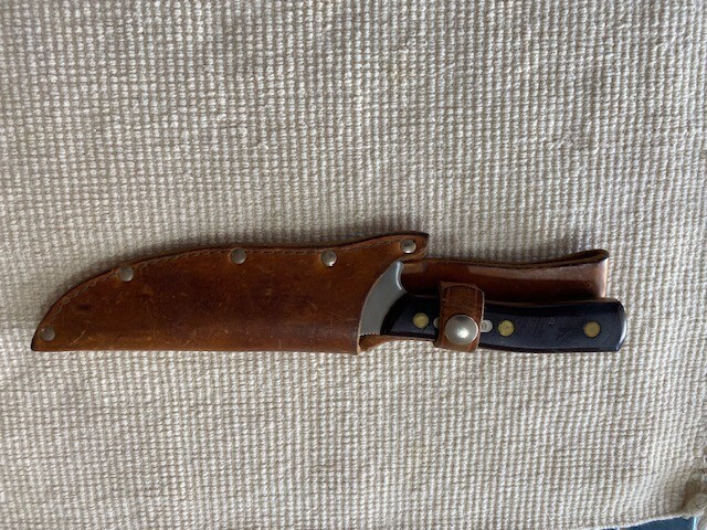 Schrade Old Timer model 150T St. Blade w/Sheath As new