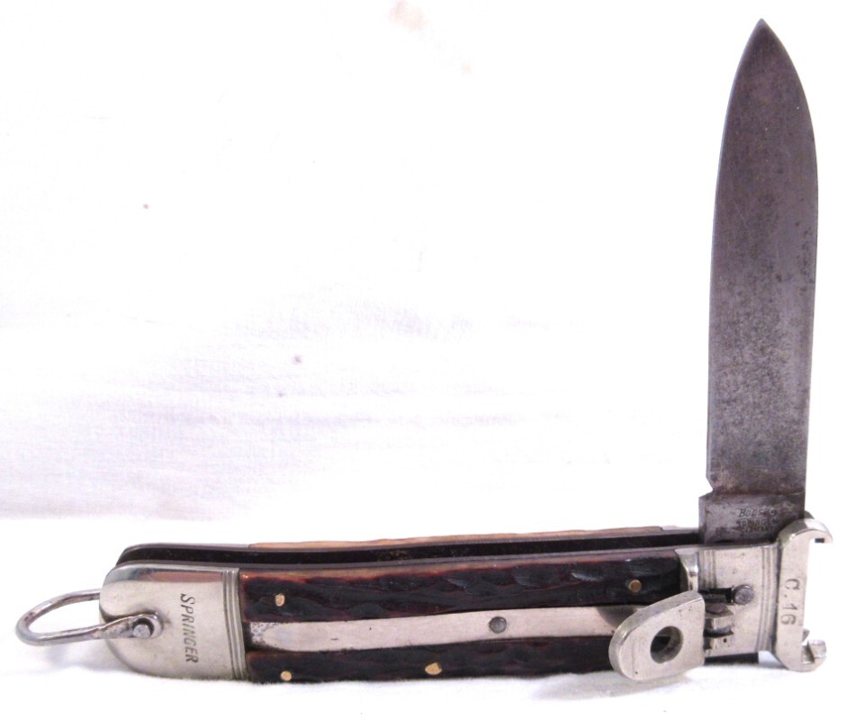 Vintage Bonsa Springer Lever Action Auromatic Knife