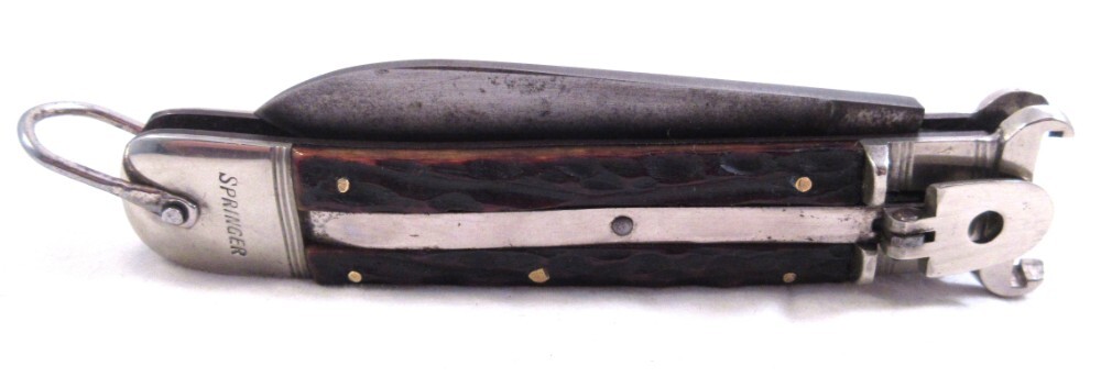 Vintage Bonsa Springer Lever Action Auromatic Knife