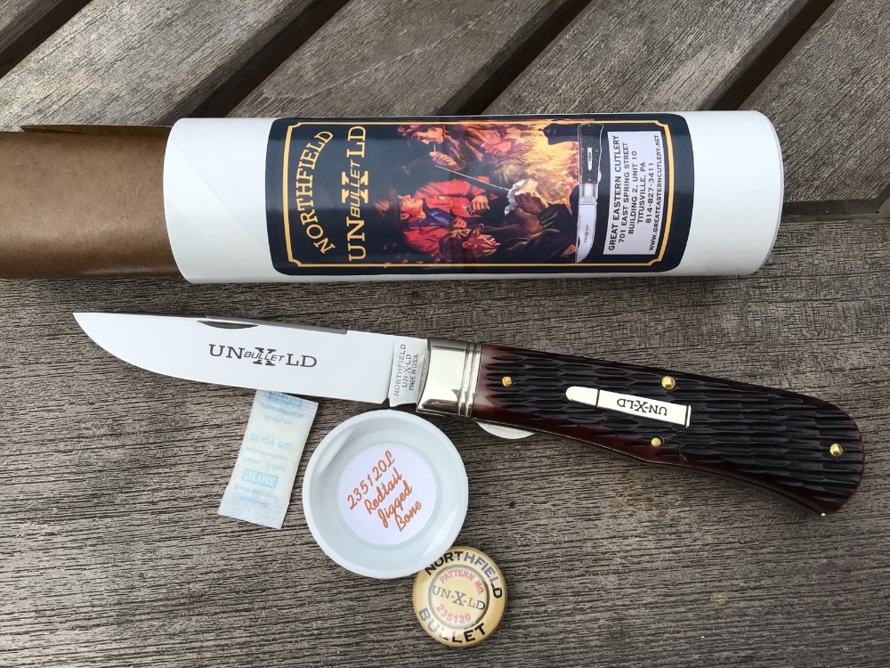 Great Eastern Cutlery Northfield 235120L UN-X-LD Bullet Red Tail Jig ...